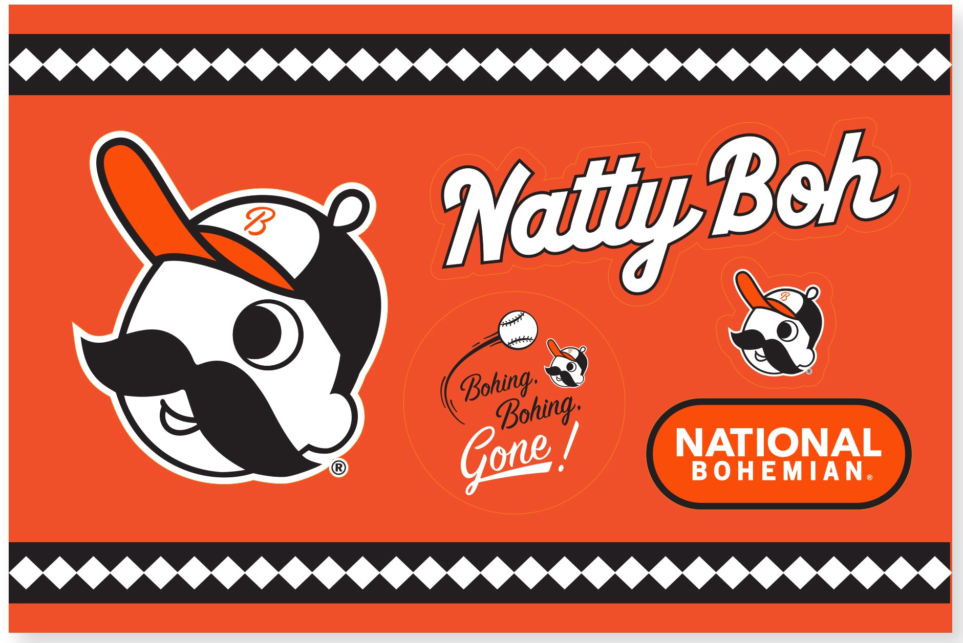 STICKERS, PATCHES & PINS – National Bohemian