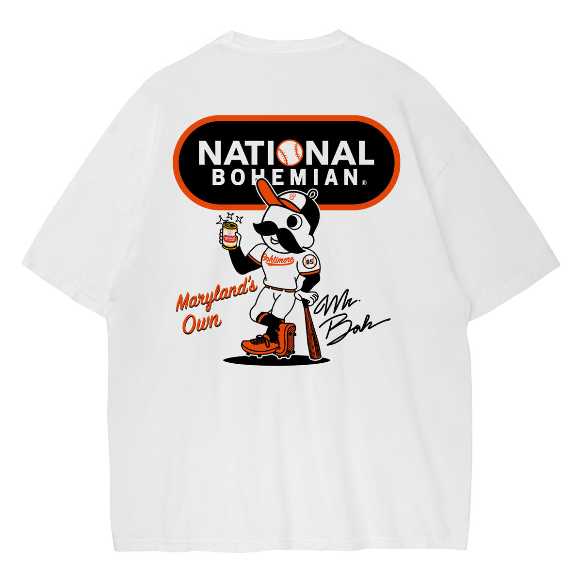 MR. BOH BASEBALL TEE – National Bohemian